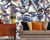 Menigte van ART Eva Maria op canvas, behang en meer